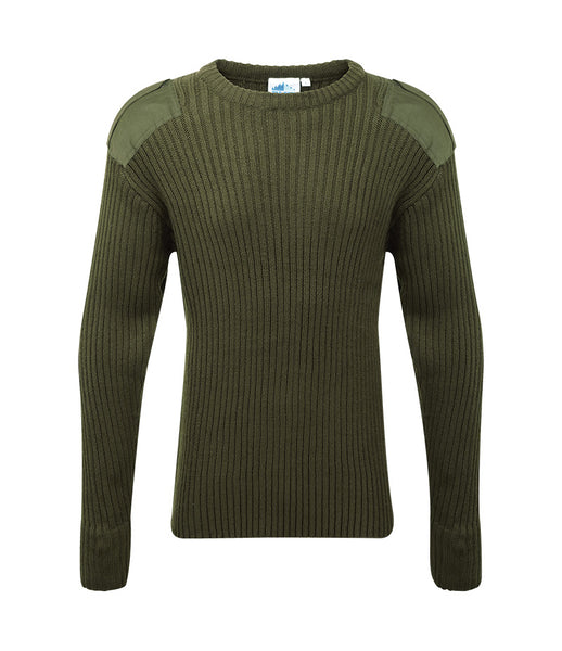 120 Crew Neck Combat Jumper - Steelis Workwear
